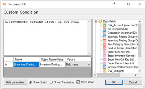 Custom Conditions On Conditional Lookup Fields TimeXtender Support