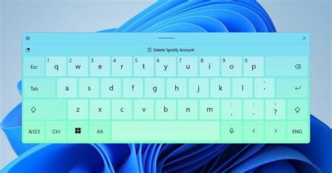 how to enable and customize touch keyboard on windows 11