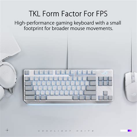 Buy Asus Rog Strix Scope Nx Tkl Moonlight White Wired Mechanical Rgb Gaming Keyboard Rog Nx