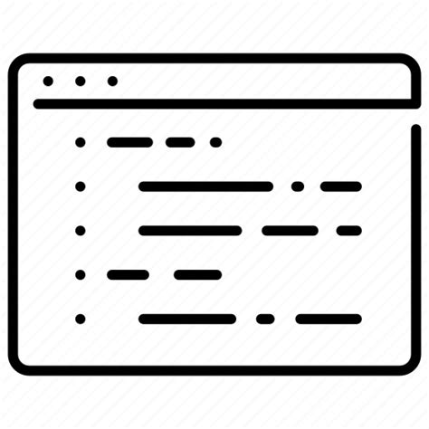 Browser Coding Html Interface Page Ui Website Icon Download On