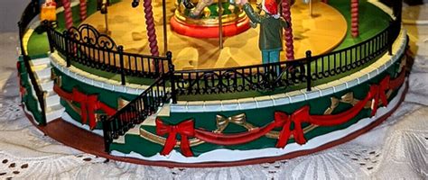 Lemax Santa Carousel Christmas Decoration 34682 For Sale Online Ebay