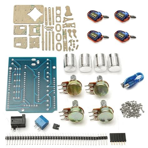 DIY Acrylic Robot Arm Robot Claw For Arduino Kit 4 Grandado