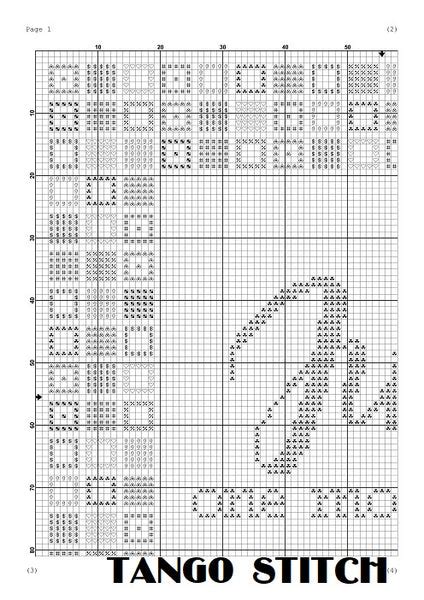 Just One More Row Funny Cross Stitch Quote For Crafter Jpcrochet