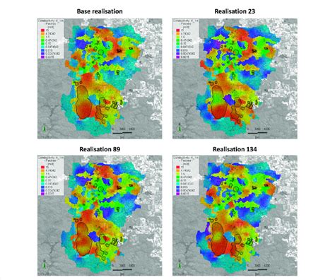 Calibrated Horizontal Conductivity Values For Layer 1 On Selected Download Scientific Diagram