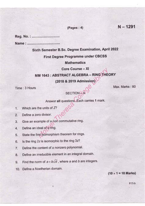 abstract algebra pdf summaries abstract algebra docsity