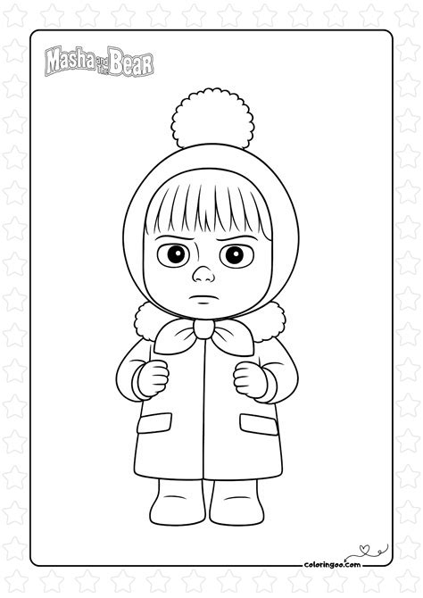 Masha Coloring Pages