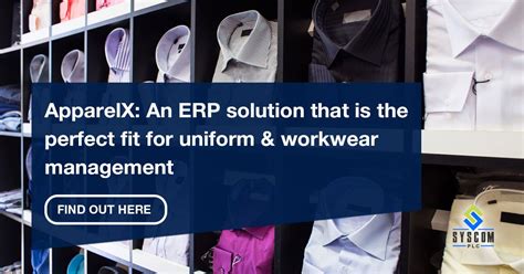 Syscom Plc On Linkedin Uniform Workwear Erpsolutions