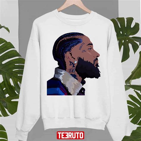 Side Profile With Eye Nipsey Hussle Unisex T Shirt Teeruto