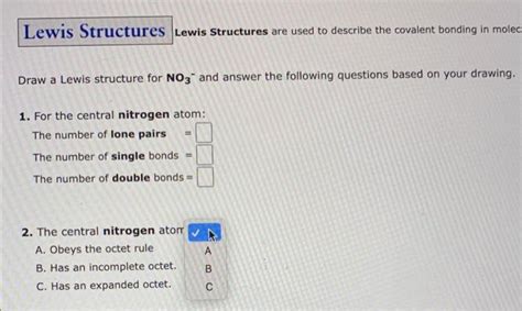 Solved Lewis Structures Are Used To Describe The Covalent