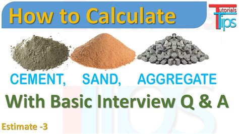 How To Calculate Cement Sand And Aggregate Quantity In 40 Off