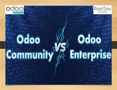 Odoo Community Vs Enterprise Pptx