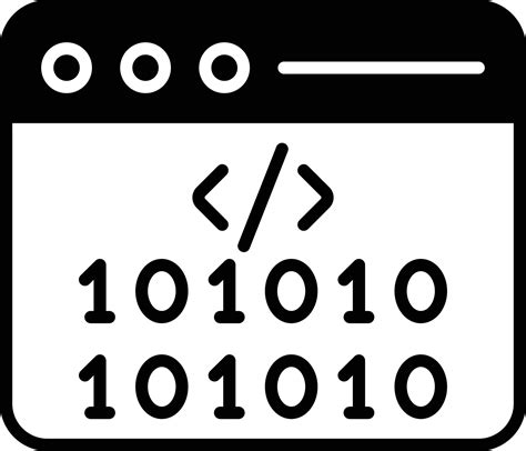 Coding Glyph Icon 9865240 Vector Art At Vecteezy