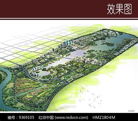 城市规划鸟瞰图