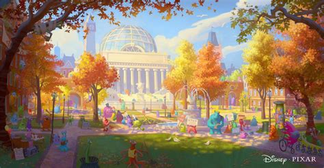 Monsters University Concept Art
