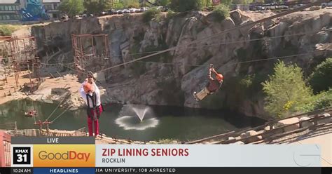 Ziplining Seniors At Quarry Park Lets Zipline Good Day Sacramento
