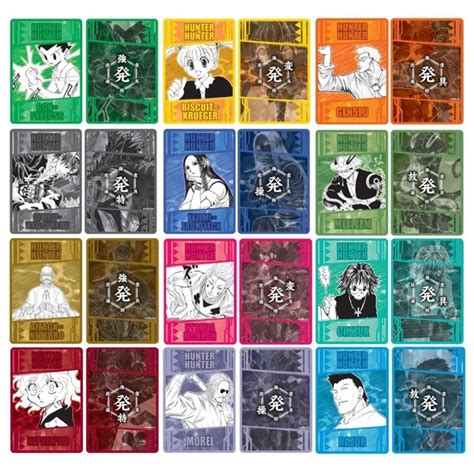 Jcs Exclusive Hunter X Hunter Nen Ability Card Collection Vol1 Set