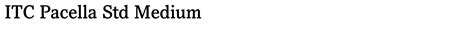 Itc Pacella Font Webfont And Desktop Myfonts