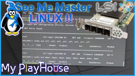 Installing Linux To Configure LSI E HBA Controller YouTube
