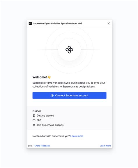 getting started importing figma variables made with supernova