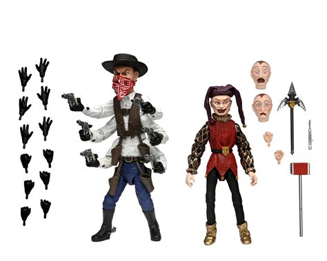 Puppet Master 7″ Scale Action Figures Ultimate Six Shooter And Jester