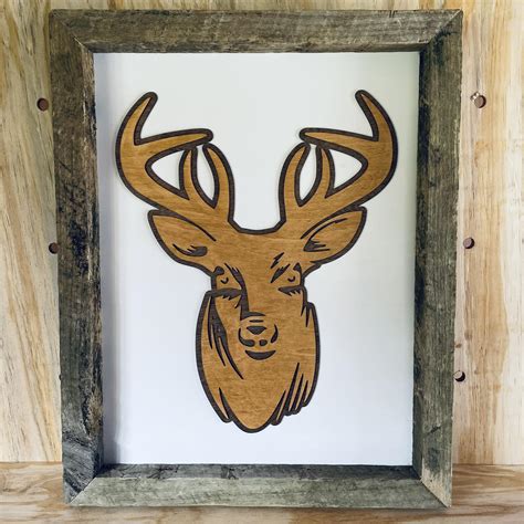Rustic Deer Frame Woodland Designs