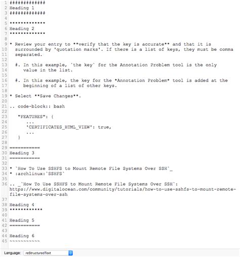 Restructuredtext No Syntax Highlighting · Issue 8 · Standardnotes