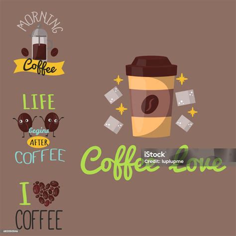 커피 배지 푸드 디자인 손으로 그린 붓글씨 레터링 레스토랑 스티커 벡터 일러스트 레이 션 고풍스런에 대한 스톡 벡터 아트 및 기타 이미지 고풍스런 그래픽 프린트