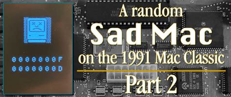 Random Macintosh Classic Issues Not The Solution Part Garrett