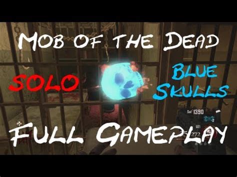 Mob Of The Dead Solo Blue Skulls And A Free Blundergat Full Gameplay