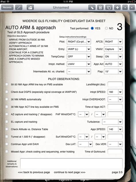 Pilot Uses IPad For Flight Inspections Form Connections