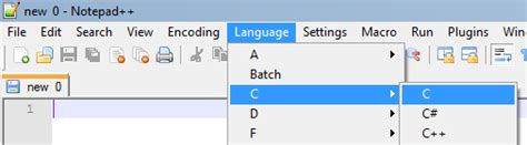 computer programming addicts notepad as editor for c development