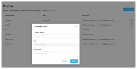 Setting Up Profile Selector Dropdown Superblocks Docs