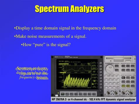 PPT PC Based Spectrum Analyzer PowerPoint Presentation Free Download ID