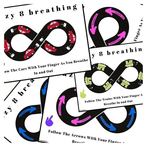 Lazy Eight Breathing Posters Freebie Education Poster Social Skills Inclusive Education