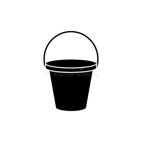 Bucket Icon Vector Cleaning Illustration Sign Basket Symbol Or Logo Bucket Icon Vector Cleaning Illustration Sign Basket Symbol Or Logo