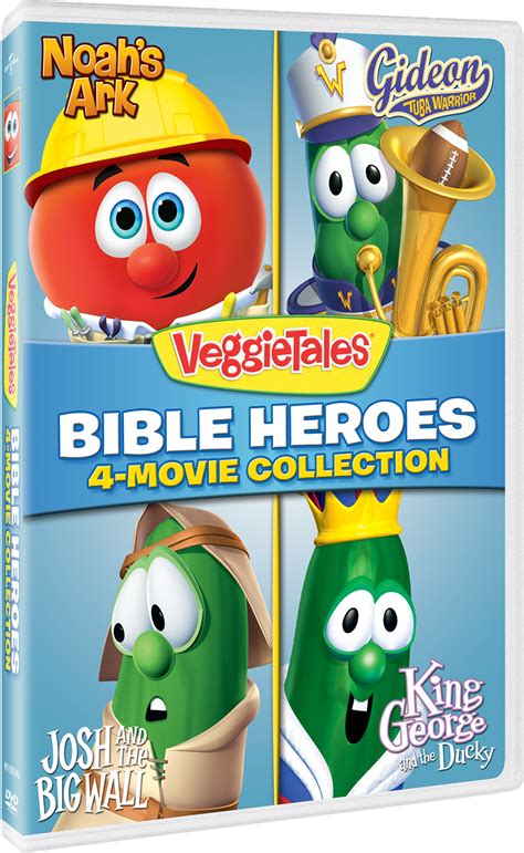 Veggietales Bible Heroes 4 Movie Collection Universal Pictures At Home