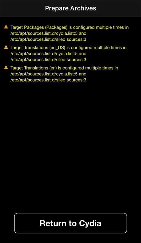 cydia stuck on preparing archives how to fix r jailbreak