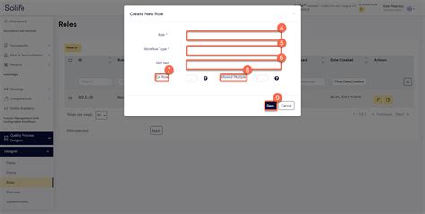 how can i create roles in qpd scilife