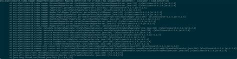 Elasticsearch Mapping Definition For Fields Has Unsupported