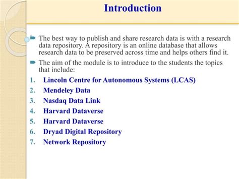 Dataset Sources Repositories Pptx