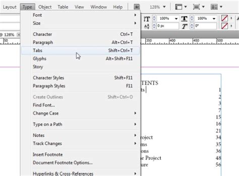 Creating A Simple Table Of Contents In Indesign Cs5 Indesigntutorials