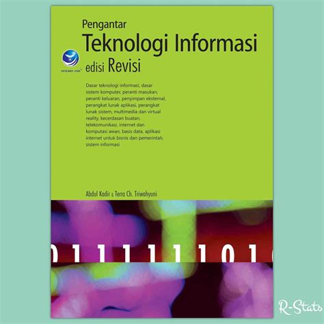 Jual R Stats Buku Pengantar Teknologi Informasi Edisi Revisi Untuk