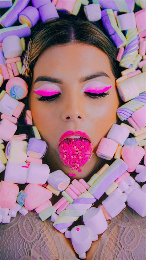 Candy Bath Photoshoot Valentines Photoshoot Creative Photography Candy Photoshoot Creative