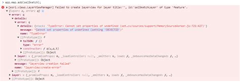Solved Cannot Set Properties Of Undefined Setting Objec Esri