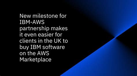 Arkadiusz Arek Gadula On Linkedin New Milestone For Ibm Aws Partnership Makes It Even Easier
