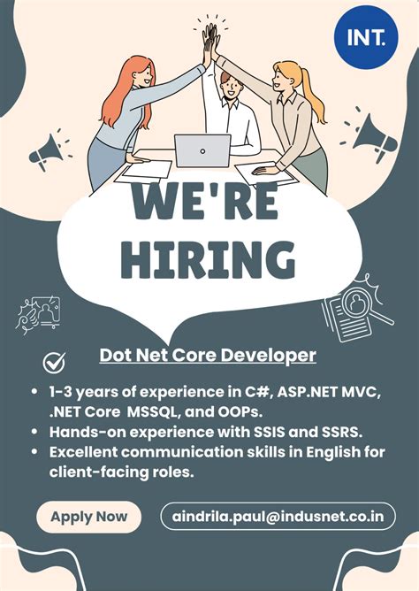 Aindrila Paul On Linkedin Dotnetcore Softwaredevelopers Jobopening Kolkata