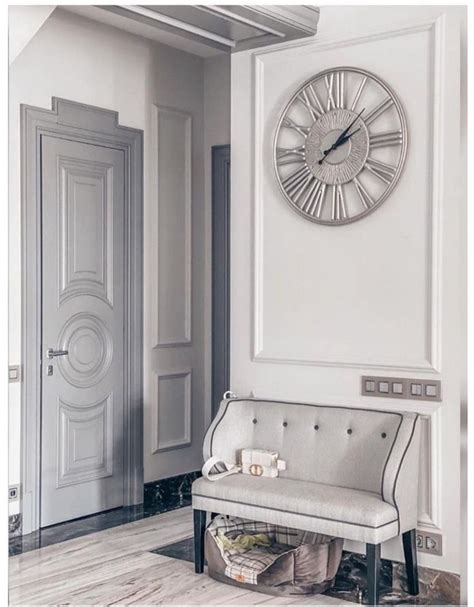 Настенные часы в интерьере Hygge Home Interior Home