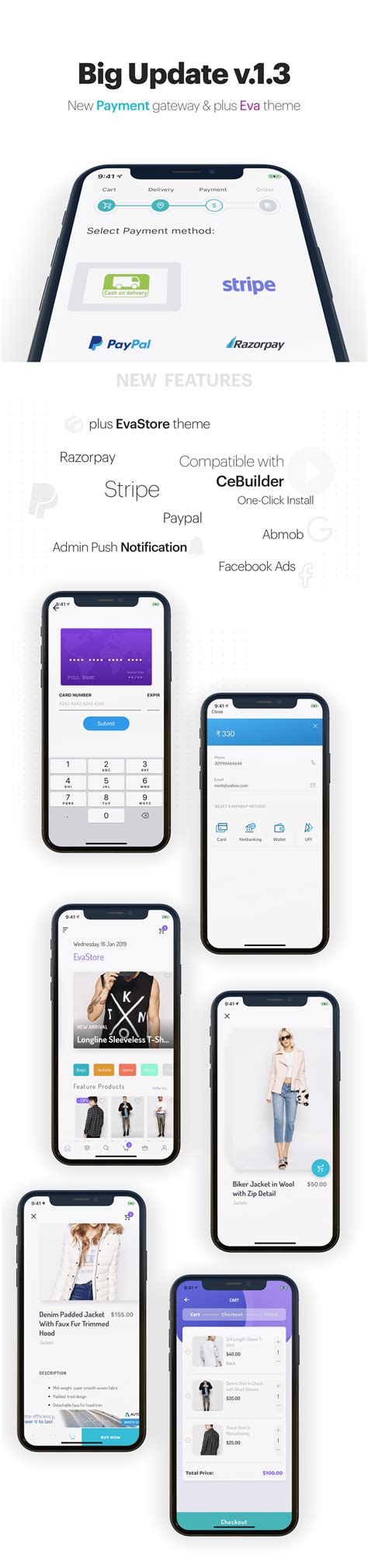 cestore reactjs web app and react native mobile app for e commerce