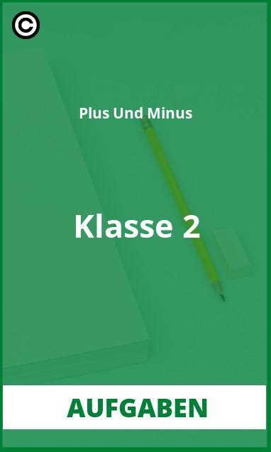 Plus Und Minus Aufgaben 1 Klasse Pdf