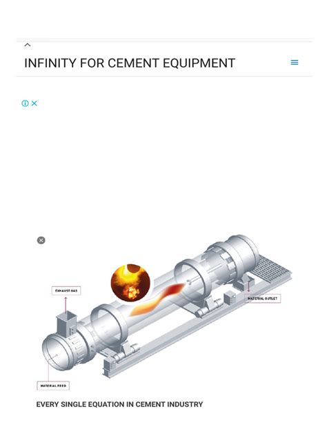 Every Single Equation In Cement Industry Infinity For Cement